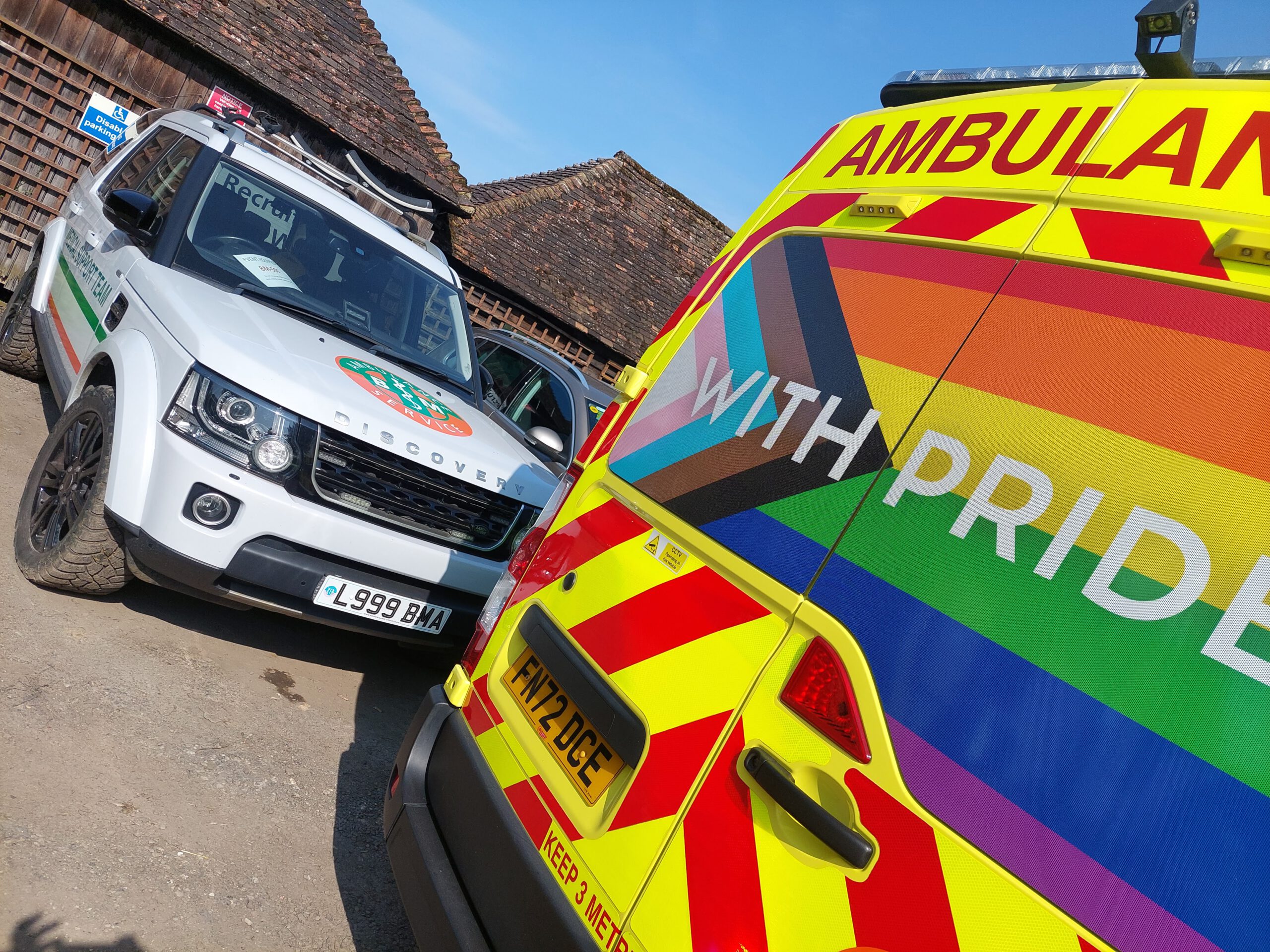 Our Pride ambulance is something we are very proud of.